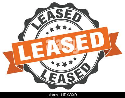 leased stamp. sign. seal Stock Vector Image & Art - Alamy