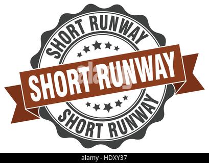 short runway stamp. sign. seal Stock Vector Image & Art - Alamy
