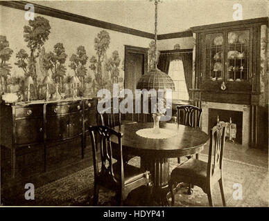 This 1909 publication showcases American homes and gardens, featuring ...