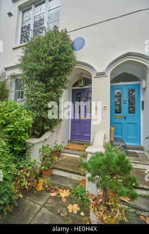 Rabindranath Tagore House in The Vale of Health. Hampstead Stock Photo ...