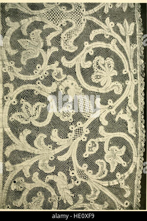 This 1902 work traces the origins and development of lace, focusing on ...