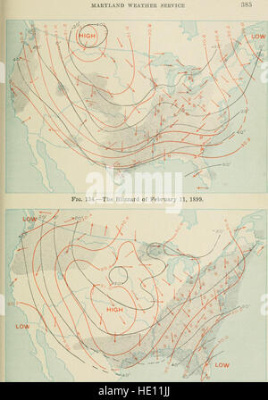 The climate and weather of Baltimore (1907 Stock Photo - Alamy