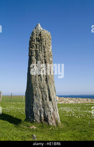 The Clivocast Standing Stone Unst Shetland Isles. Scotland. SCO 7523 ...