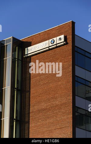 BMW group company logo on Czech headquarters building Stock Photo - Alamy