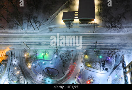 Toronto residential area in winter Stock Photo - Alamy