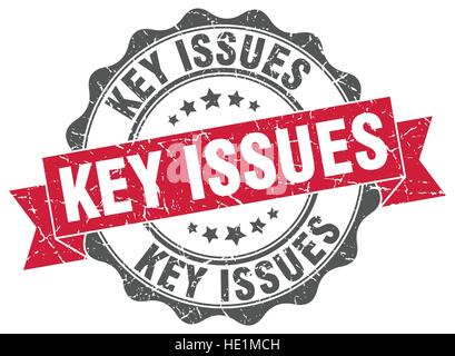 key issues stamp. key issues round sign. label on transparent ...