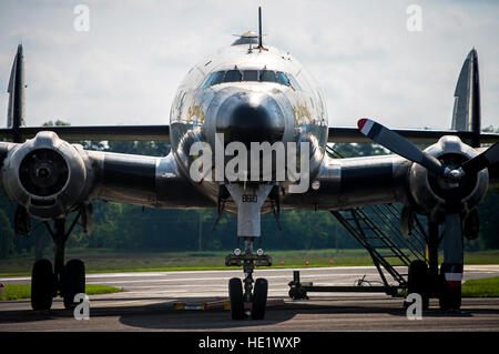 The Columbine II, a Lockheed Constellation, was the first aircraft to ...