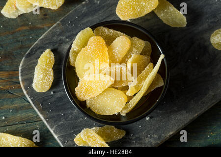 Sweet and spicy candied ginger Stock Photo - Alamy