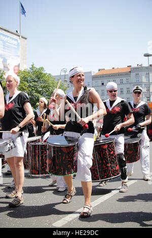 Several Samba groups and dancers perform at Carnival of Cultures on ...