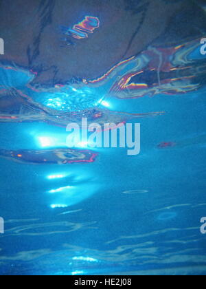 water blue light led Stock Photo - Alamy
