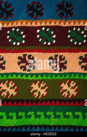 Colorful Serbian style rug surface and handmade carpet Stock Photo - Alamy