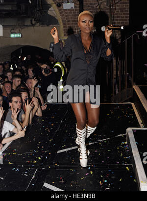 X Factor evictee Gifty Louise performs at G-A-Y in London. Gifty was ...