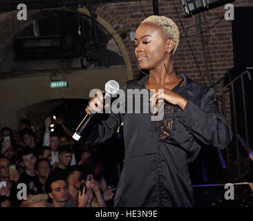X Factor evictee Gifty Louise performs at G-A-Y in London. Gifty was ...