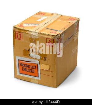 Beat up Cardboard Box Stock Photo - Alamy