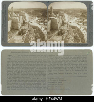This image shows the New City of Jerusalem, highlighting its modern ...