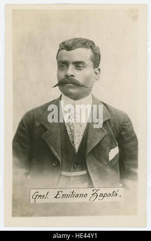 Emiliano Zapata. Portrait of the Mexican revolutionary general ...