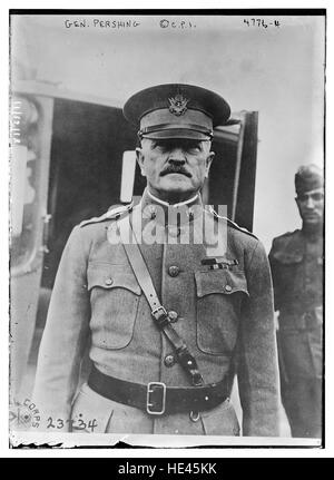 General John J. Pershing, a prominent military figure, is portrayed in ...