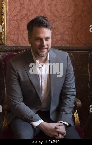 Geronimo Rauch poses for pictures at Teatro de la Zarzuela Theatre ...