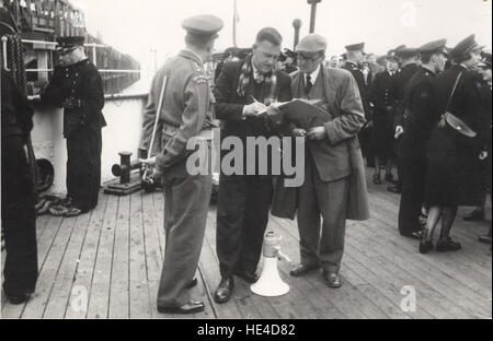 On board the Humber ferry, 'Exercise Exodus', Hull 28, historic ...