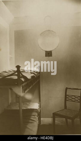 The interior of the R100 airship at Howden Aerodrome in 1933 ...