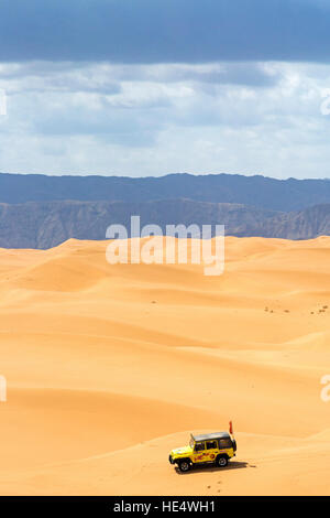 Four wheel drive vehicle at Shapotou Scenic Area,Zhongwei,Ningxia,China ...