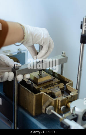 Laboratory soil test equipment for shear strength determination by ...