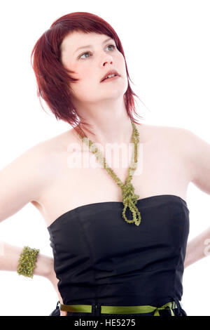 black strapless dress Stock Photo - Alamy