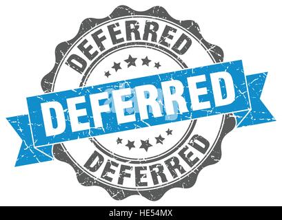 deferred stamp. sign. seal Stock Vector Image & Art - Alamy