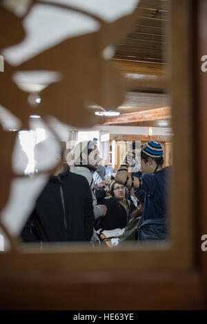 Amona. 18th Dec, 2016. Some Jewish boys are seen in Amona outpost in ...