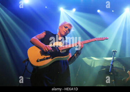 Bones perform at the Roundhouse Featuring: Carmen Vandenberg Where: London, United Kingdom When ...