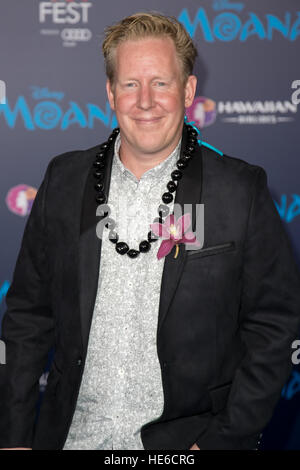 Jared Bush attending the premiere of Disney's 'Moana,' during AFI FEST ...