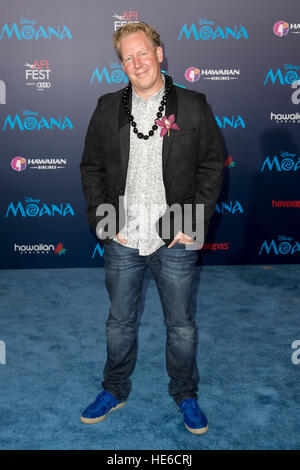 Jared Bush attending the premiere of Disney's 'Moana,' during AFI FEST ...