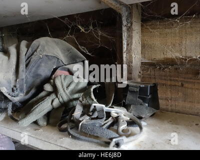 Old dusty, creepy objects covered in cobwebs and dust Stock Photo - Alamy