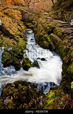 River Doe waterfall Stock Photo - Alamy