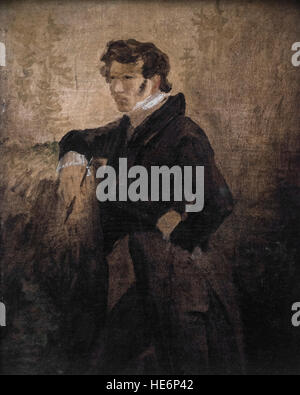 Blechen Carl - Self Portrait - German School - 19th Century - Blechen ...