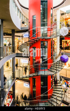 Madison shopping mall in Gdansk, Poland - view from tower of Basilica ...