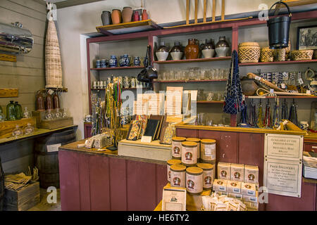 Colonial Williamsburg Tarpley's Store interior Stock Photo - Alamy