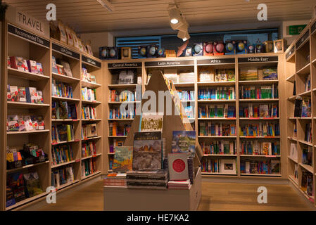 Bookshop interior with book shelves Stock Photo - Alamy