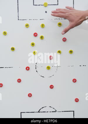 soccer tactics board Stock Photo - Alamy