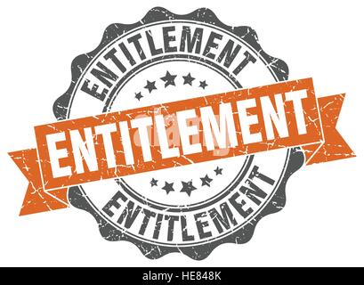 entitlement stamp. sign. seal Stock Vector Image & Art - Alamy