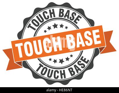 touch base stamp. sign. seal Stock Vector Image & Art - Alamy