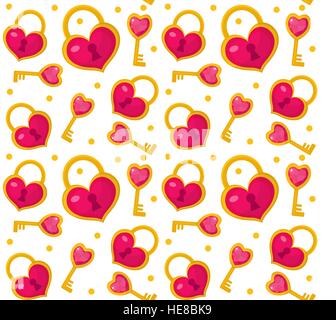 cartoon heart with keyhole Stock Vector Image & Art - Alamy
