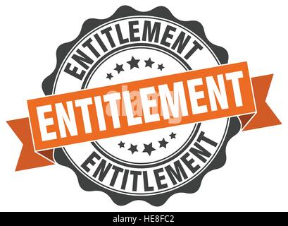 entitlement stamp. sign. seal Stock Vector Image & Art - Alamy