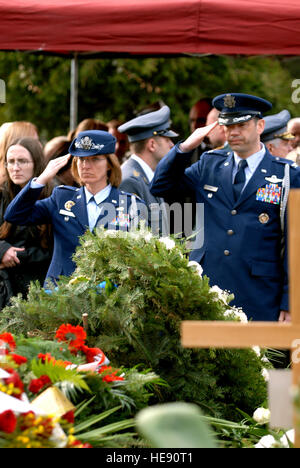 U.S. Air Force Col. Tim Monroe, 25 Attack Group (ATKG) commander speaks ...