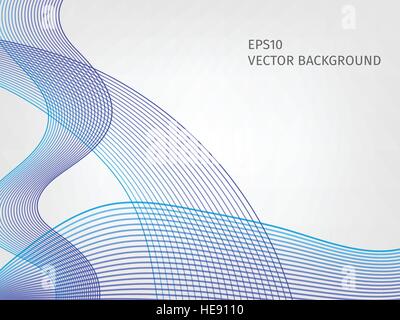 abstract vector waved line background - green and blue Stock Vector ...