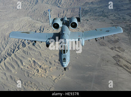 A-10 Thunderbolt II Armed combat Air Support jet with missiles and ...