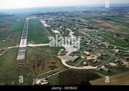 An aerial view of the Bitburg Air Base Stock Photo - Alamy