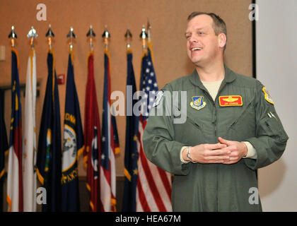 U.S. Air Force Col. Jay Vietas, 23d Medical Group commander, salutes ...