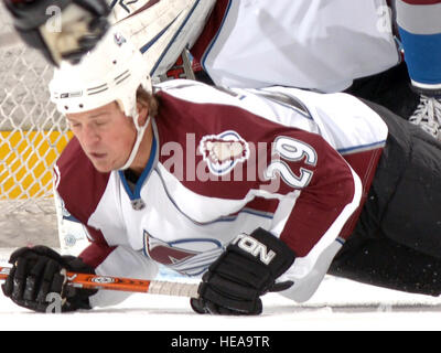 Colorado Avalanche left wing Victor Olofsson (95) in the second period ...