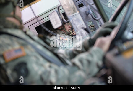 A Soldier assigned to the 109th Transportation Company, 17th Combat ...